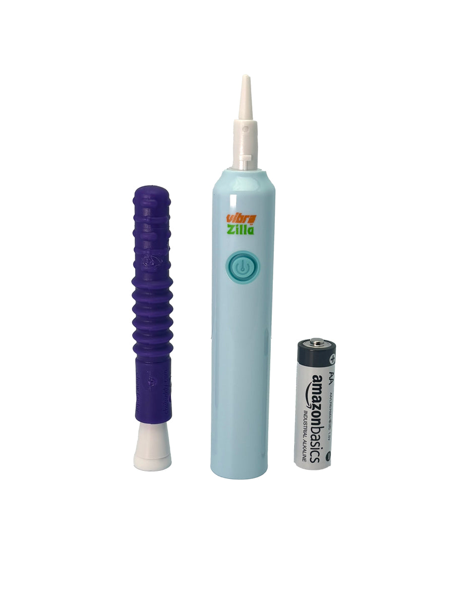VibraZilla Sensory Vibration Handle with Textured Purple Tube Zilla Jr ...